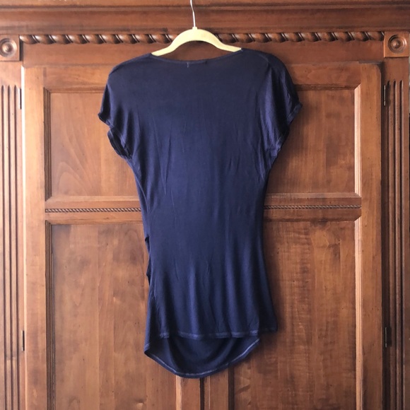 Hapi by Hapiru | Tops | Hapi By Hapiru Long Drapery Tshirt | Poshmark